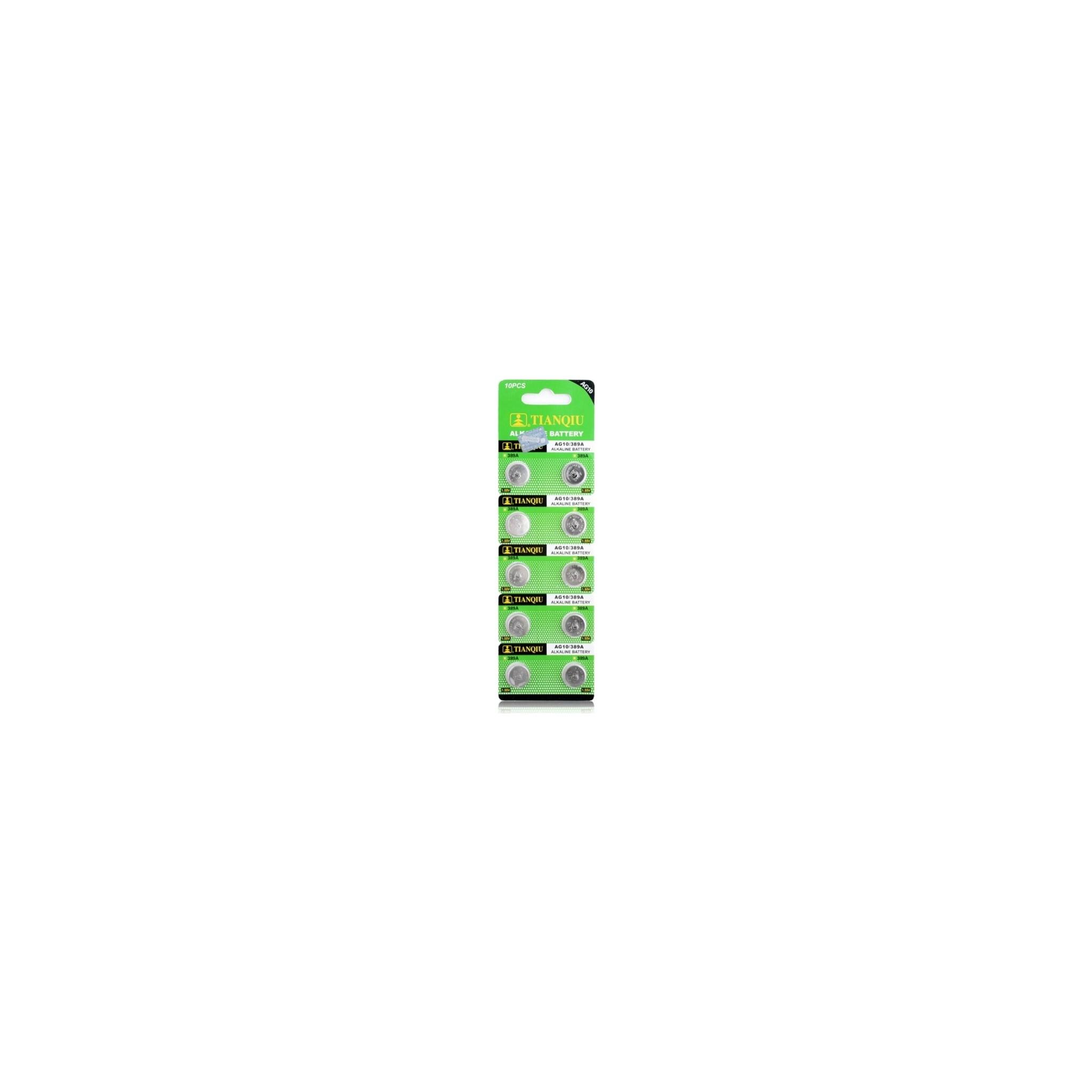 Tianqiu AG10 LR1130/389 Alkalin Düğme Pil 10'lu - 0.60 Dolar + KDV